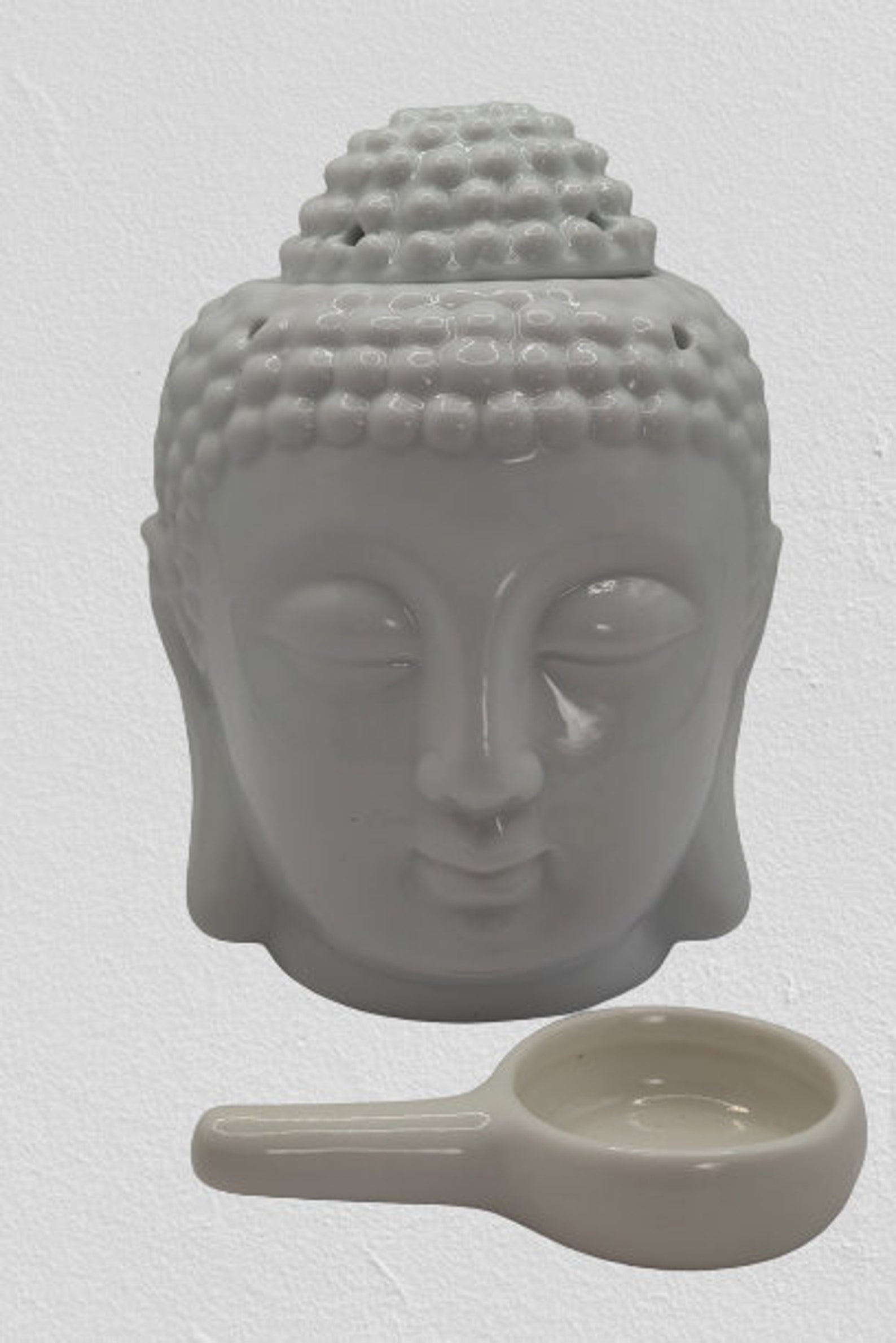 Buddha Head Ceramic Aroma Oil Burner Diffuser - Etsy