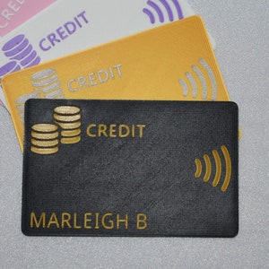 Personalized Play Credit Card | Tap to Pay! - Etsy
