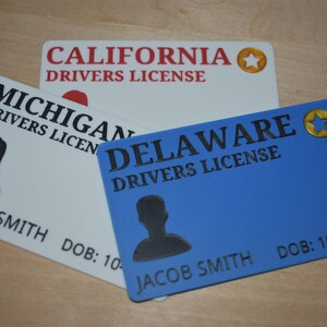 Personalized Play Drivers License Toy for Kids - Etsy