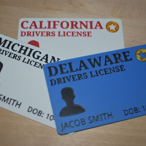 Fake Drivers License - Etsy