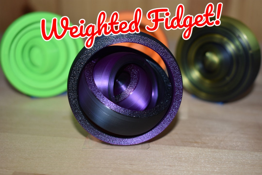 Weighted Gyroscope Fidget Toy Personalize Your Color 3D Printed Sensory ...