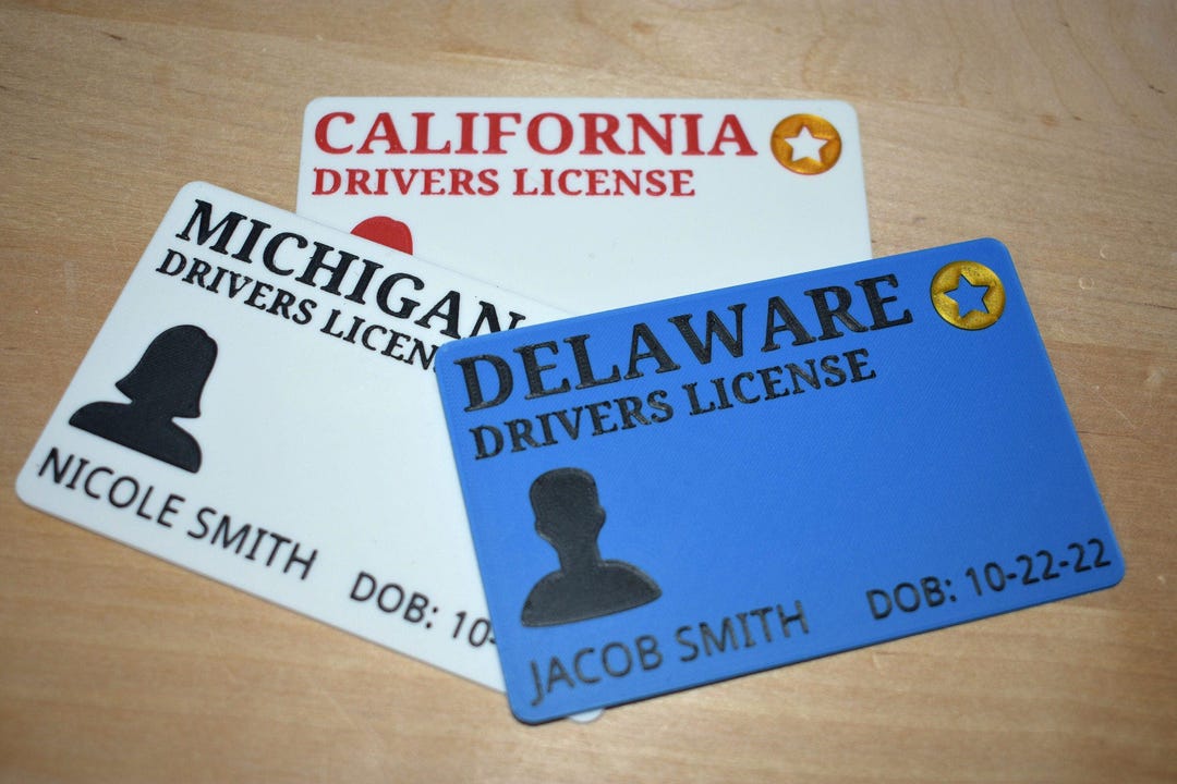 Personalized Play Drivers License | Toy for Kids! - Etsy