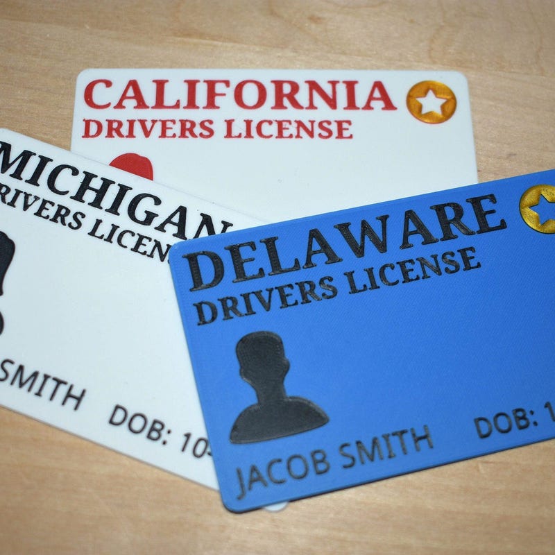 Fake Drivers License - Etsy