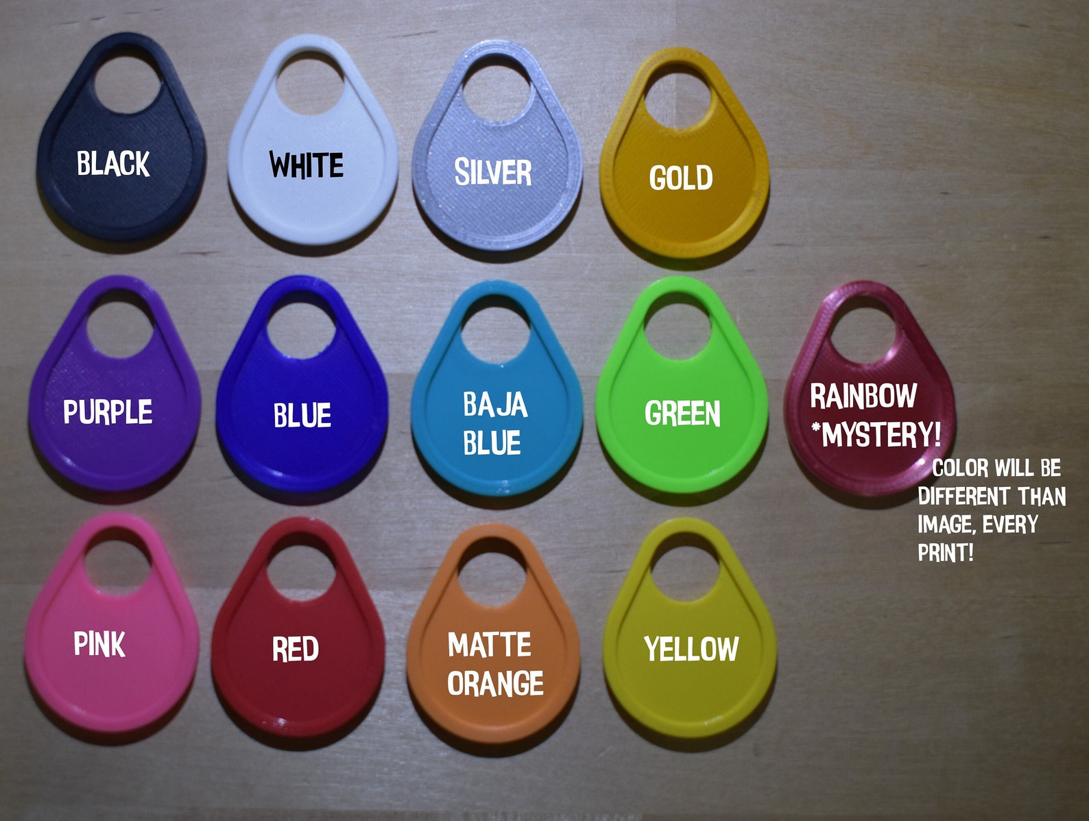 Personalized 3D Printed Name Tag: Magnetic Back, USA Made - Etsy