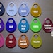 Personalized 3D Printed Name Tag: Magnetic Back, USA Made - Etsy