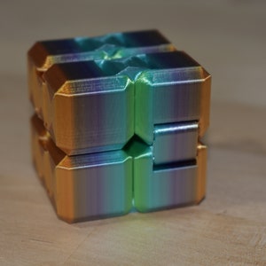 Weighted Infinity Fidget Cube! | Personalize up to 6 Colors | 3D ...
