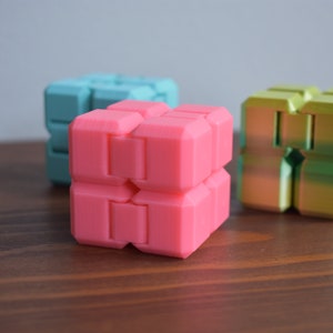 Weighted Infinity Fidget Cube Personalize up to 6 Colors - Etsy
