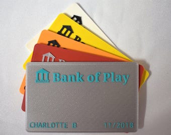 Kids Toy Money Credit Card – Personalized for Learning and Play, Custom ...