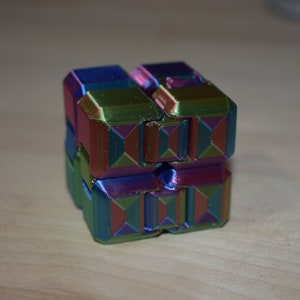 Weighted Infinity Fidget Cube! | Personalize up to 6 Colors | 3D ...