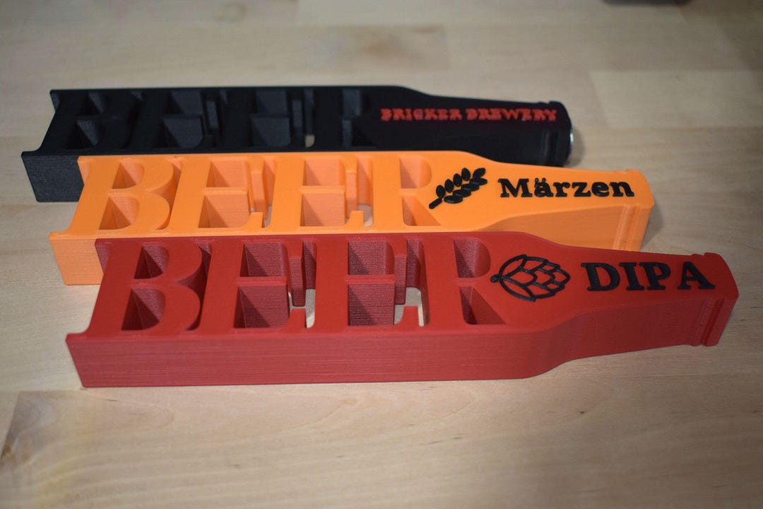 Beer Bottle Tap Handle - Personalized | Customized & 3D Printed | Fast ...