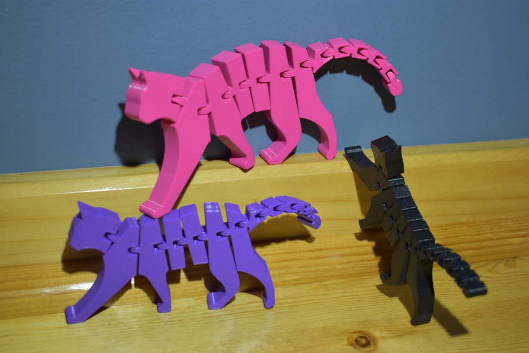 Flexible Cat Fidget Toy Personalized Sensory Toy & Party Favor - Etsy