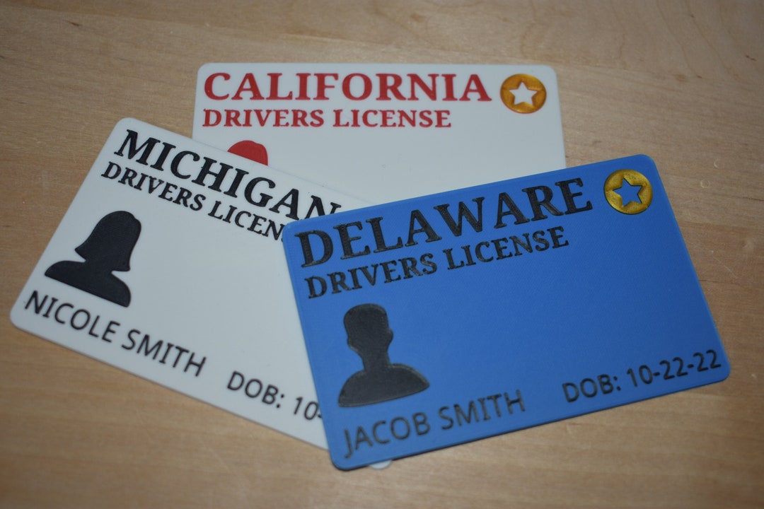 Personalized Play Drivers License Toy for Kids - Etsy