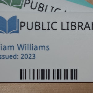 Personalized Play Library Card | Toy for Kids! - Etsy