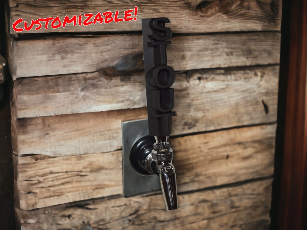 Personalized Beer Keg Tap Handle! | Customizable Style and Colors! - Etsy