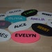 Personalized 3D Printed Name Tag: Magnetic Back, USA Made - Etsy
