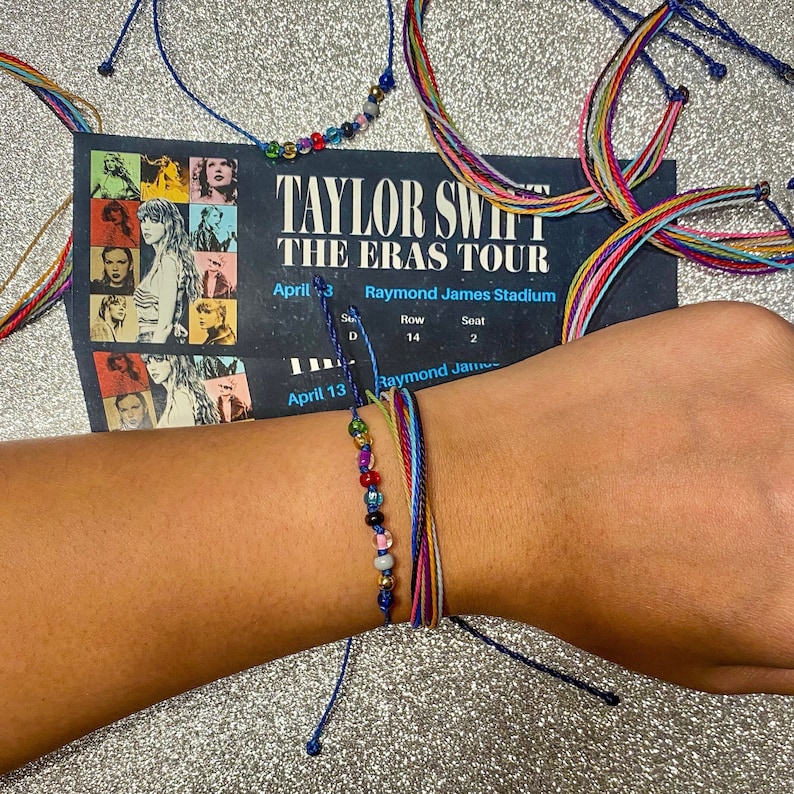 Eras Tour Taylor Swift inspiró pulseras de amistad estilo Pura - Etsy México