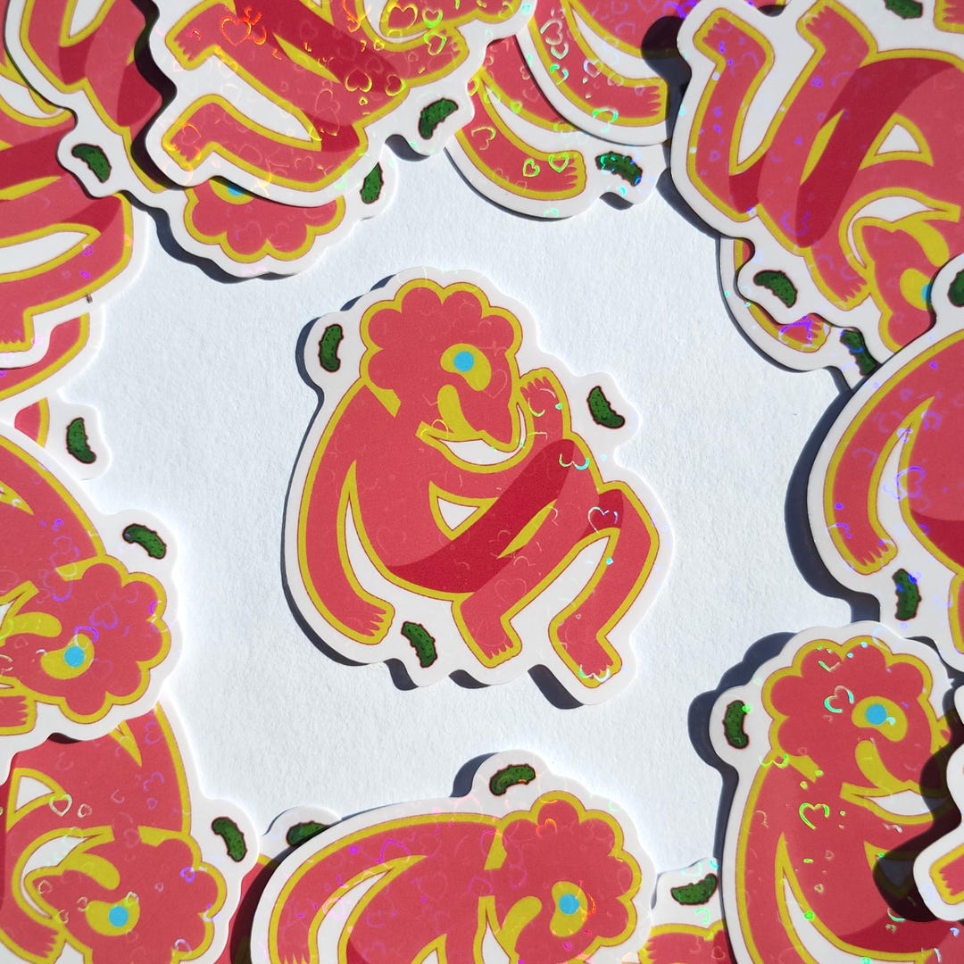 Prismo Holographic Sticker, Adventure Time - Etsy
