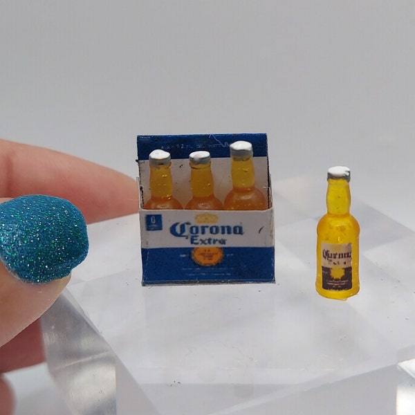 Dollhouse Miniature Beer Bottles - Etsy