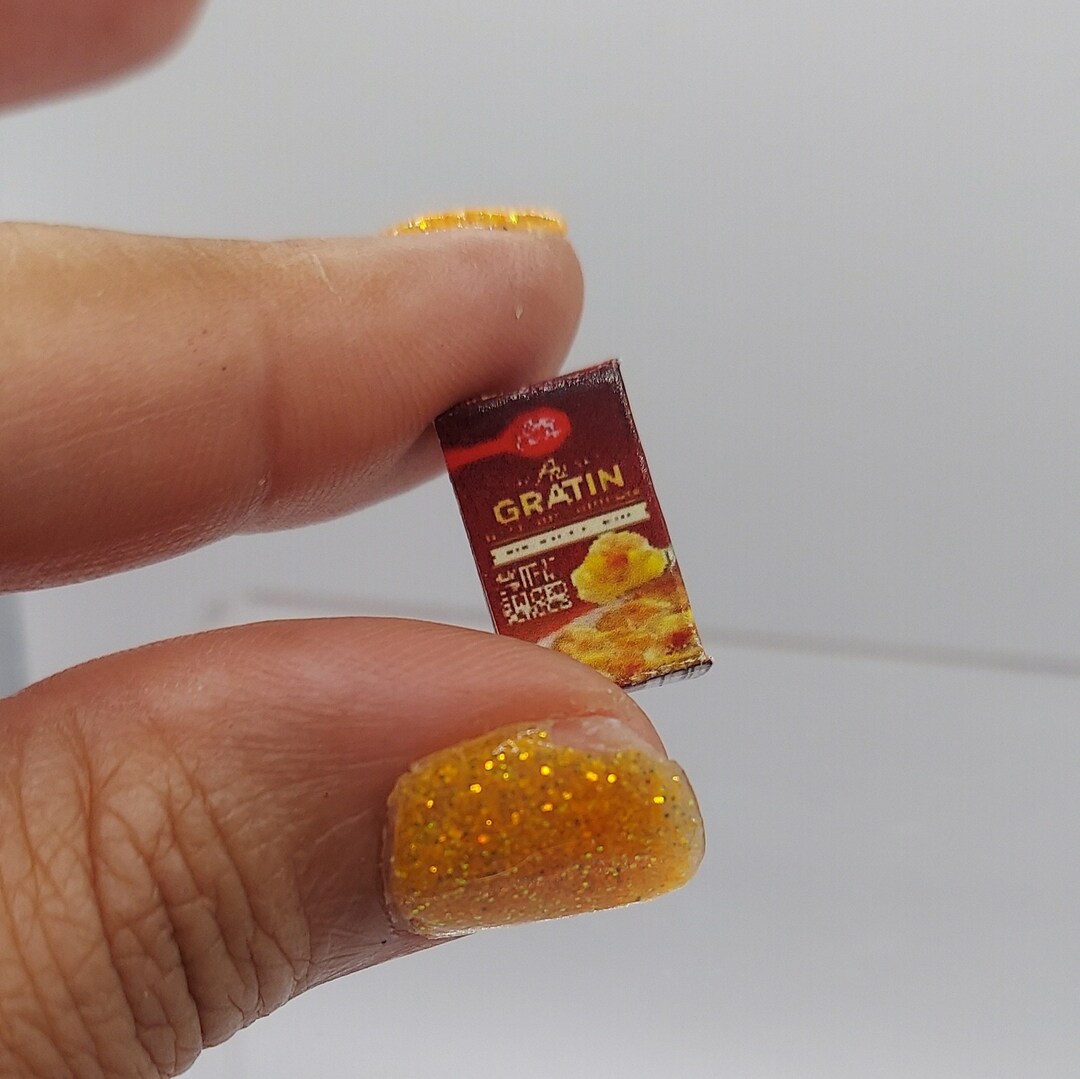 Dollhouse Miniatures 1:12 Scale Box Potatoes Au Gratin - Etsy