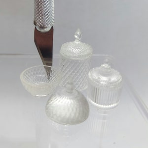 Dollhouse Miniature Trinket Candy Dish - Etsy