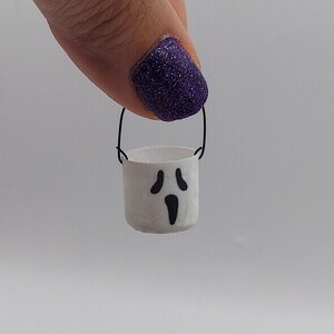 Dollhouse Miniature Trick or Treat Halloween Buckets Children Kids Jack ...