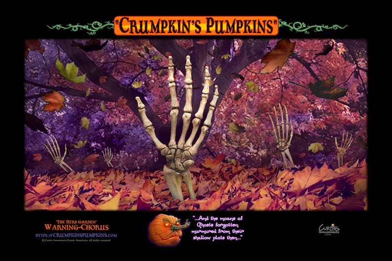 Crumpkin's Pumpkins' Poisonous Patch Gallery Poster Set #2 - Etsy