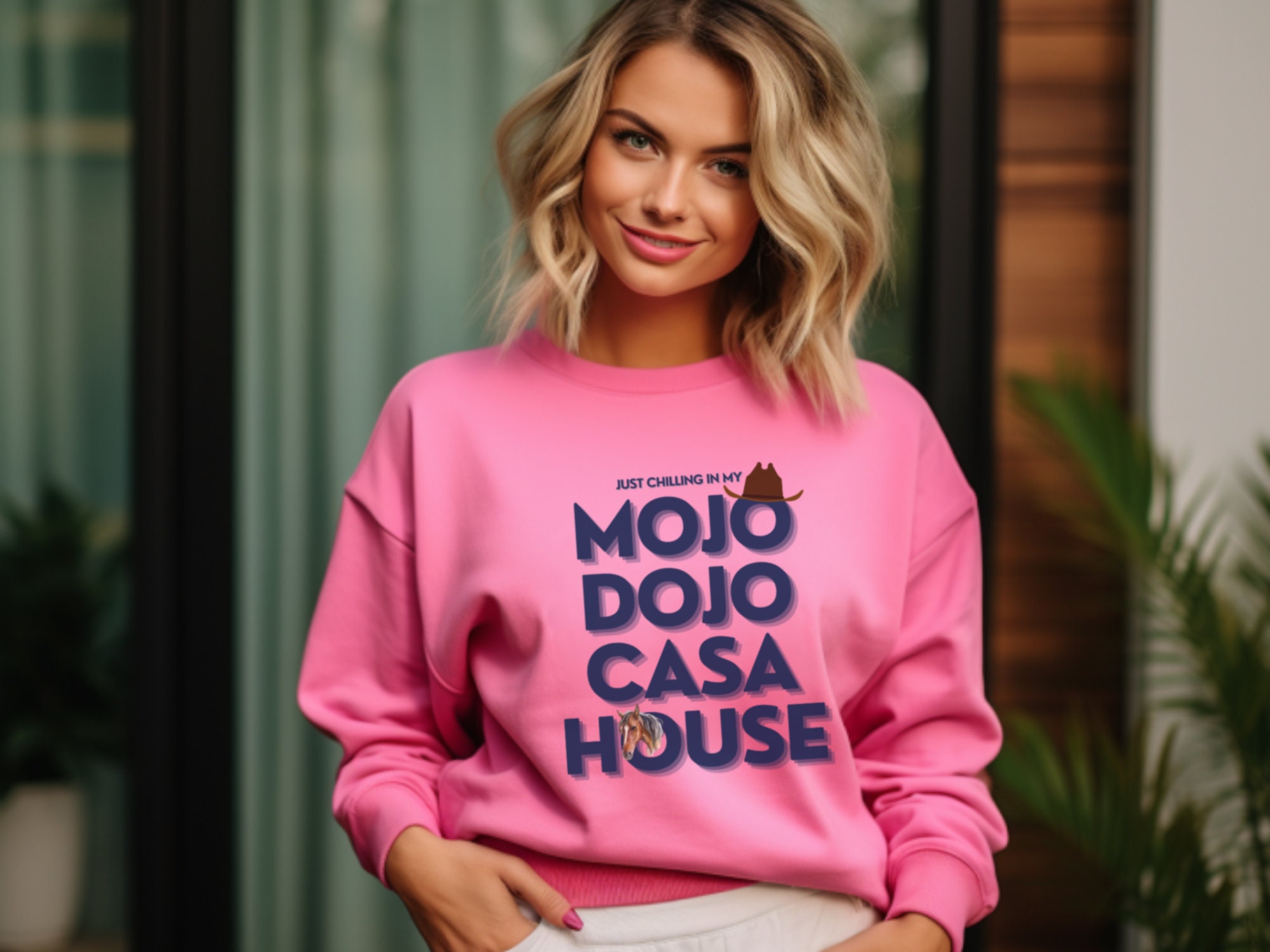 Mojo Dojo Casa House Merch Ken Sweatshirt Barbenheimer Margot Robbie ...
