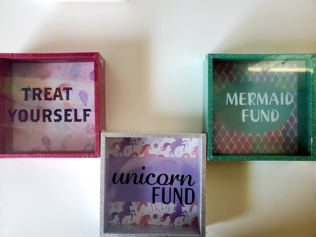 Cash Shadow Box| Cash Fund Box| Piggy Bank| Birthday Gift Box|money Box ...