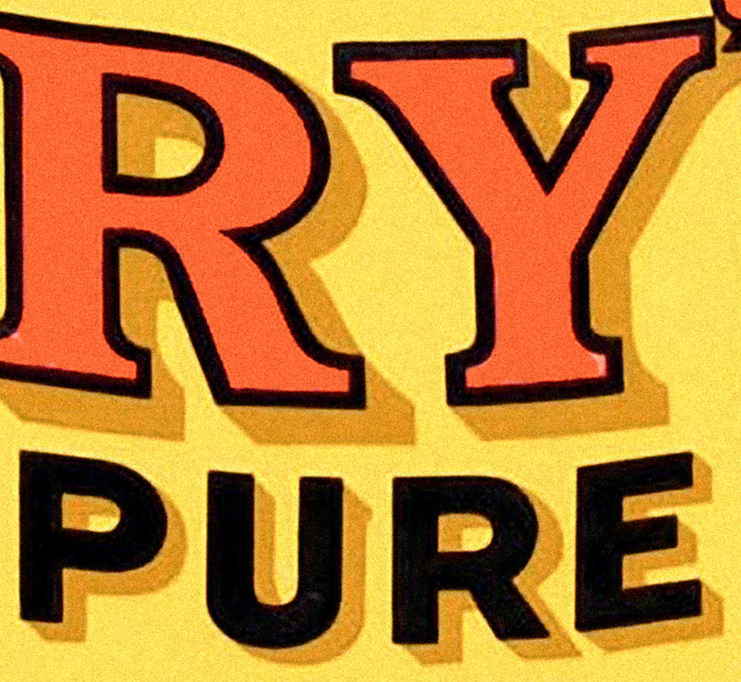 Frys Cocoa Vintage Advertising Poster, Vintage Kitchen Decor, Extra ...