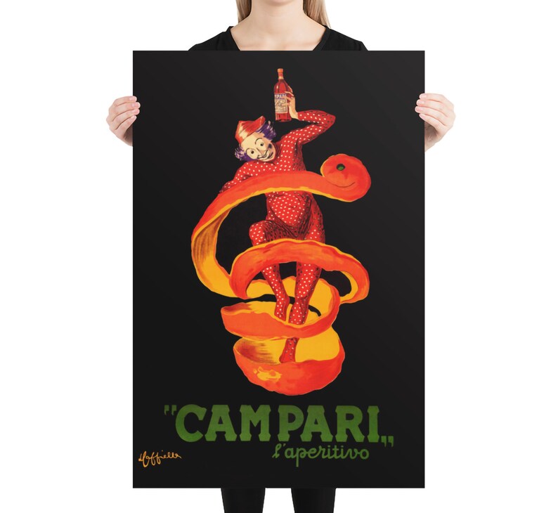 The Legendary Campari Vintage Advertising Poster Vintage - Etsy