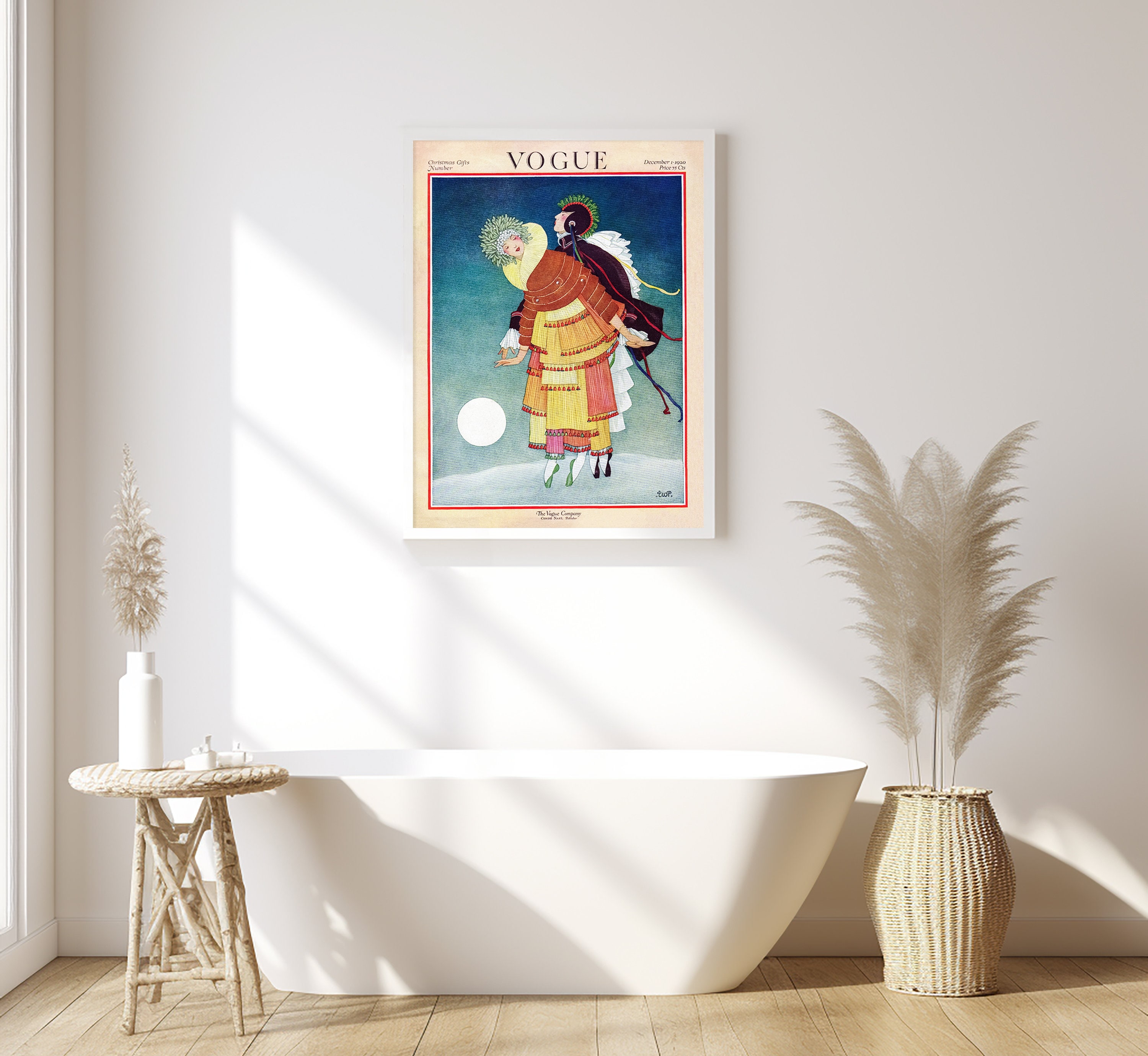 Vintage Vogue Cover Poster Vintage Vogue Advertising Vintage Fashion ...