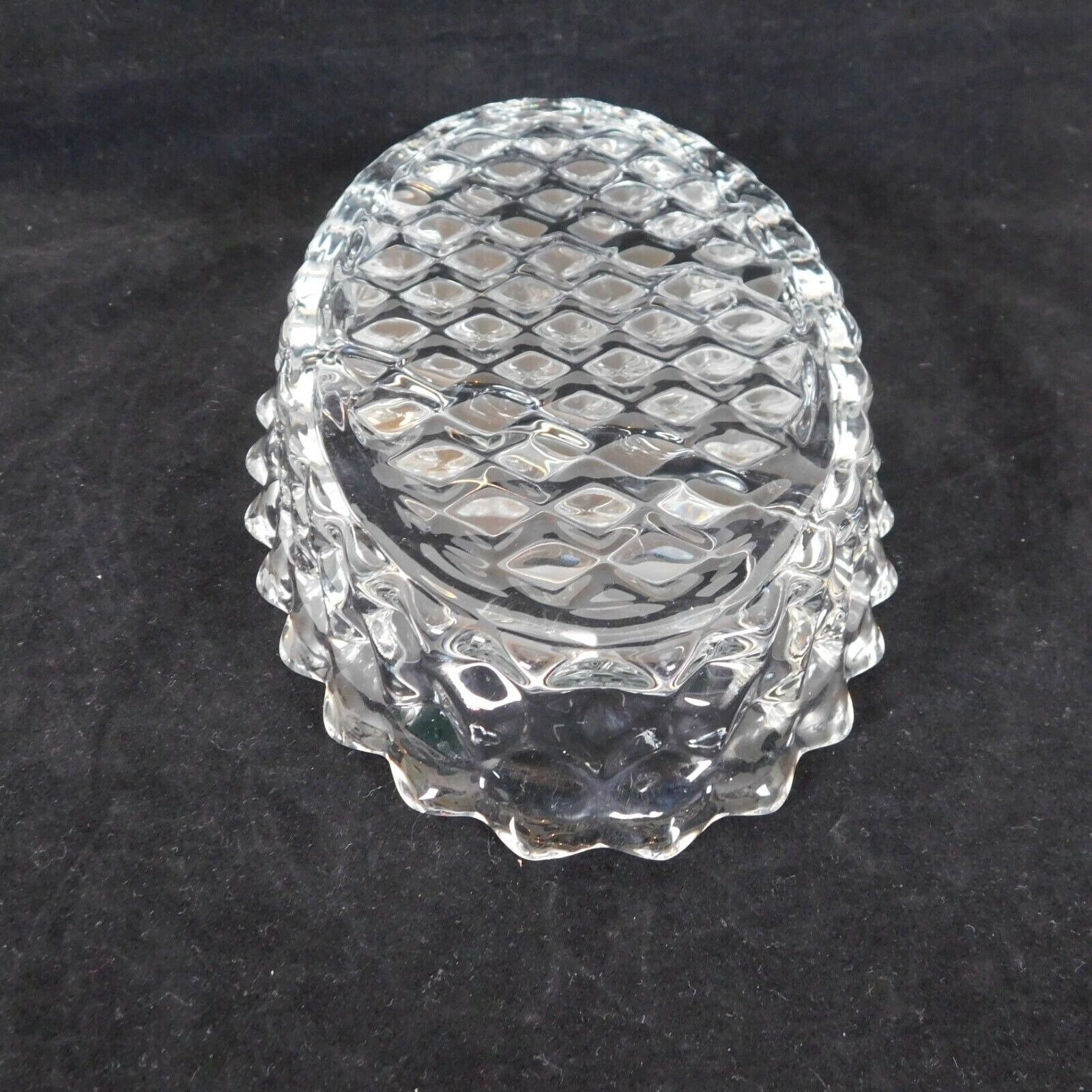 Fostoria American Clear 3-part Dish Divided Oval Relish Candy Nut Cube ...