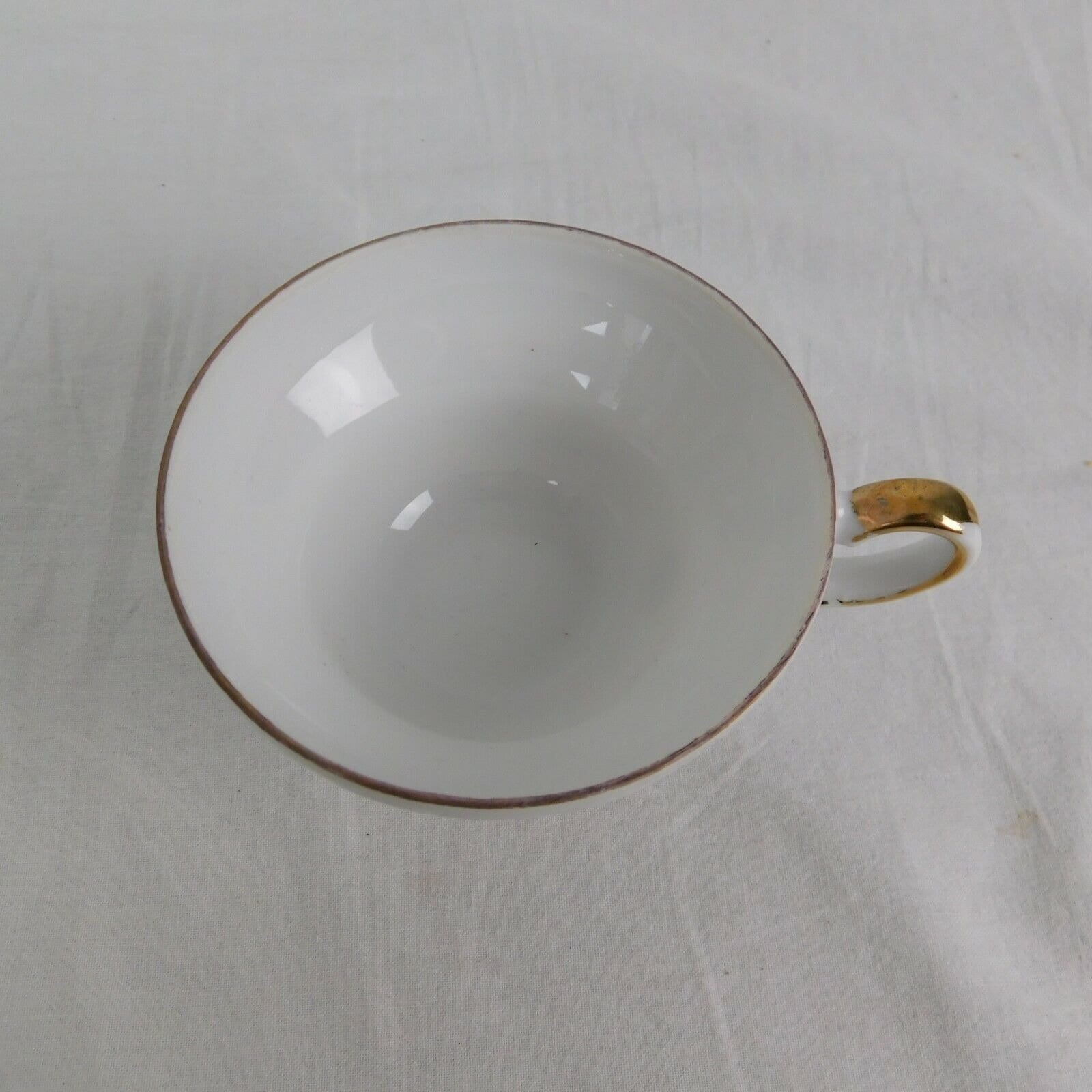 Set of 2 Lefton China Snack Plate Tea Cup Hand Painted Gold Wheat ...