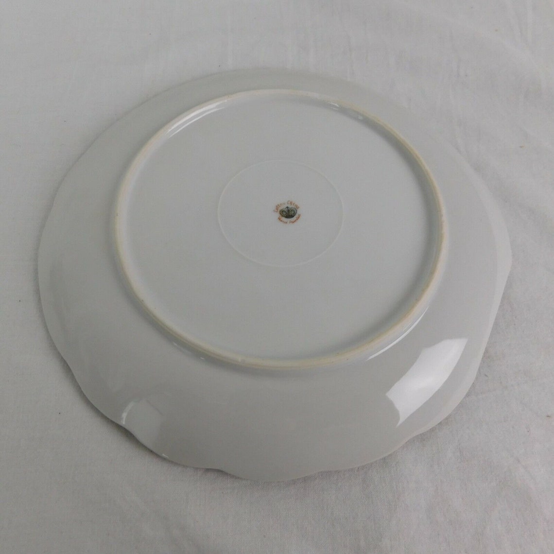 Set of 2 Lefton China Snack Plate Tea Cup Hand Painted Gold Wheat ...