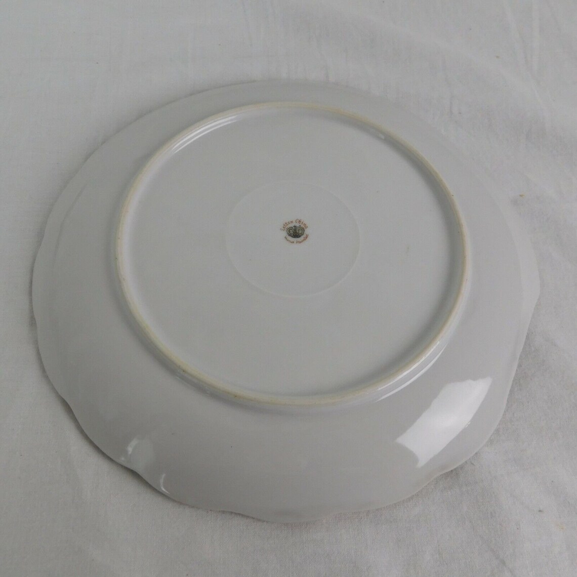 Set of 2 Lefton China Snack Plate Tea Cup Hand Painted Gold Wheat ...