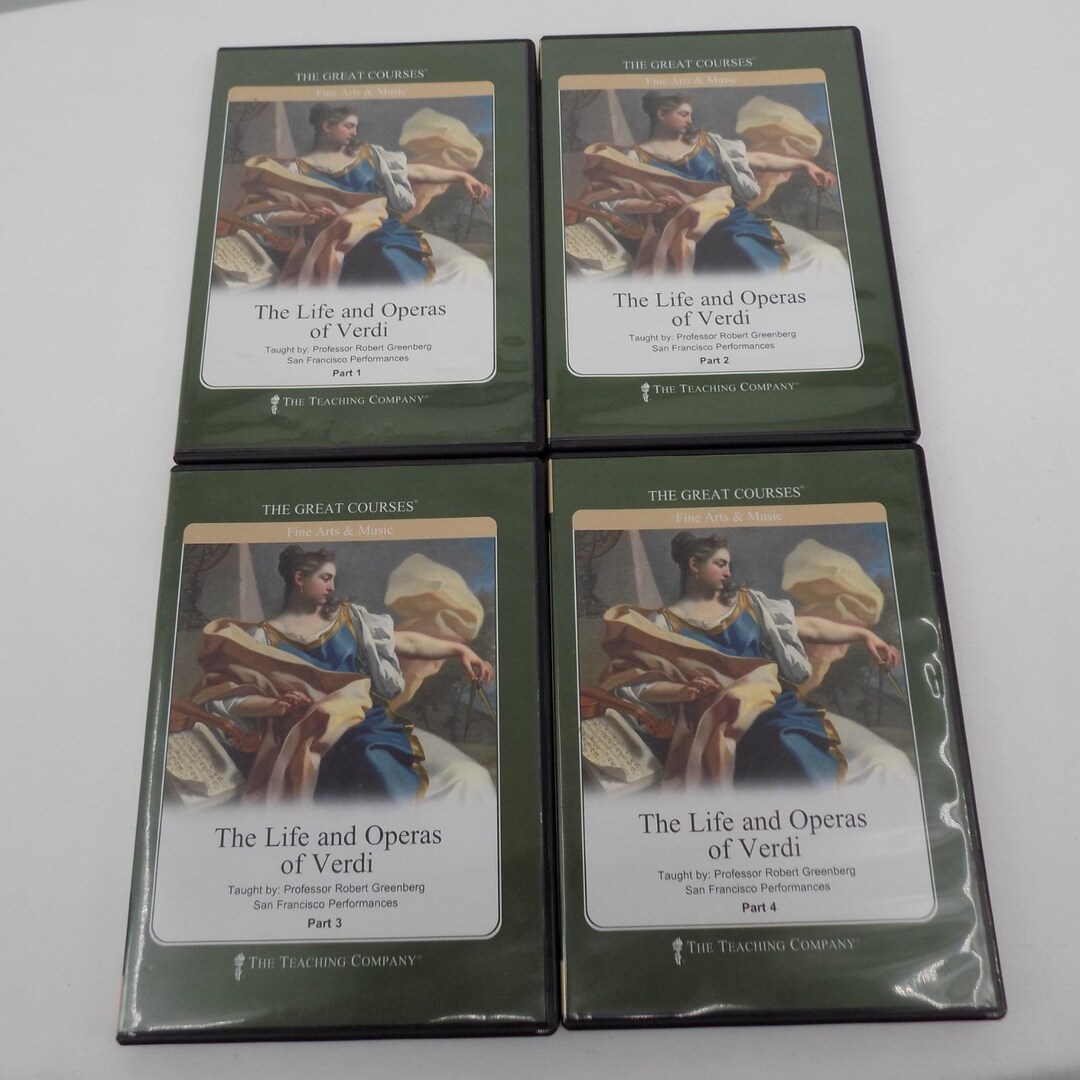 Life & Operas of Verdi 8 DVD Set 2003 Music History Great Courses La ...