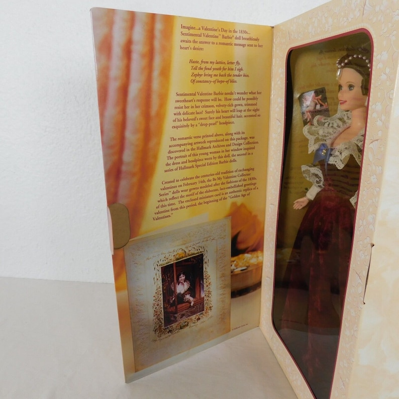Sentimental Valentine Barbie Doll Hallmark Special Edition Mattel 16536 ...