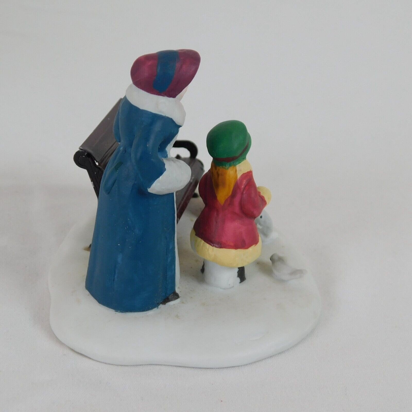 Lemax Porcelain Feeding Birds Village Collection Accessories 1995 ...