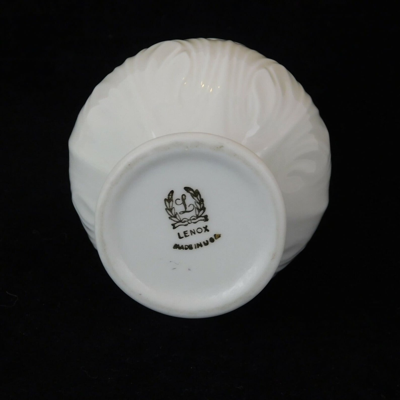 Lenox Elfin Collection Bud Vase Cream Color Tone 24k Gold Trim 4.25 ...