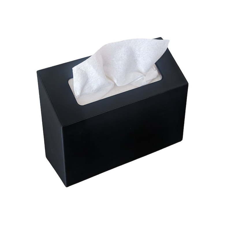 Black Tissues Box - Etsy