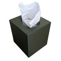 Green Checkered Tissue Box Cover - Etsy