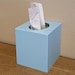 Tissue Box Cover, Light Blue, Tissue Box, Tissue Cover, Minimalist ...