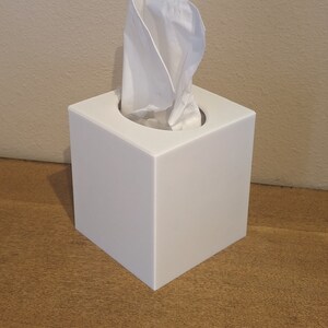 Tissue Box Cover, Jade White, Tissue Box, Tissue Cover, Minimalist ...