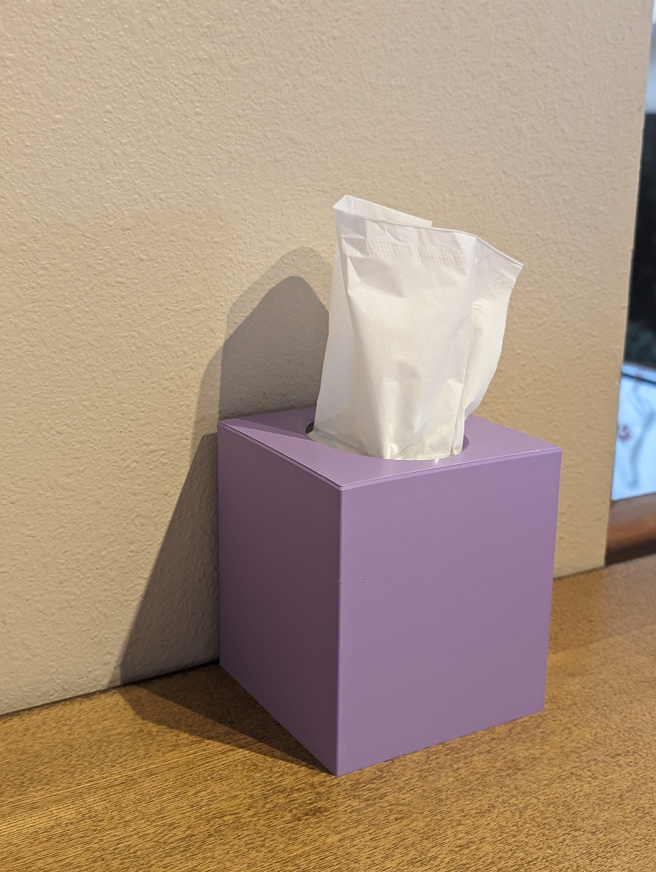 Tissue Box Cover, Matte Lilac, Tissue Box, Tissue Cover, Minimalist ...