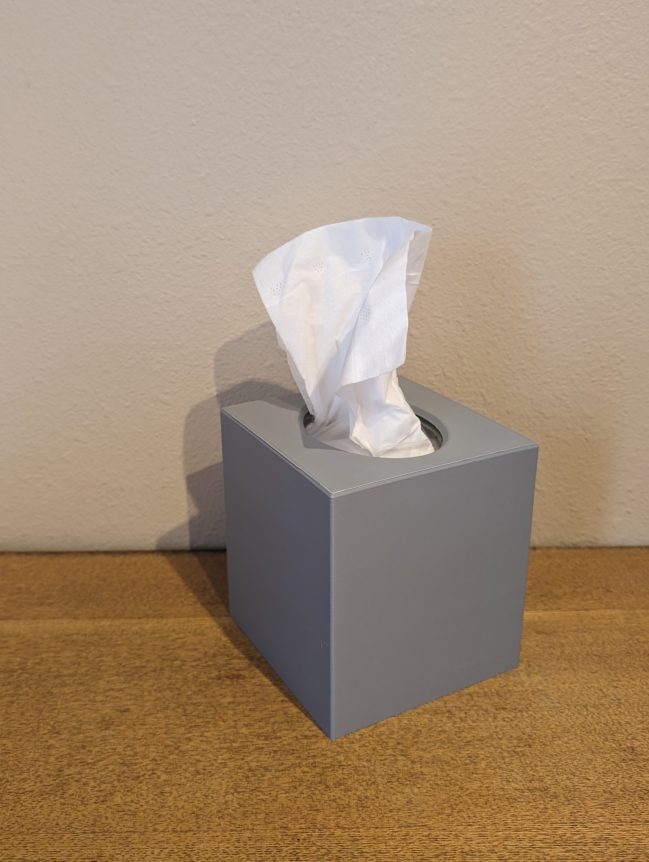 Tissue Box Cover, Ash Gray, Tissue Box, Tissue Cover, Minimalist Design ...