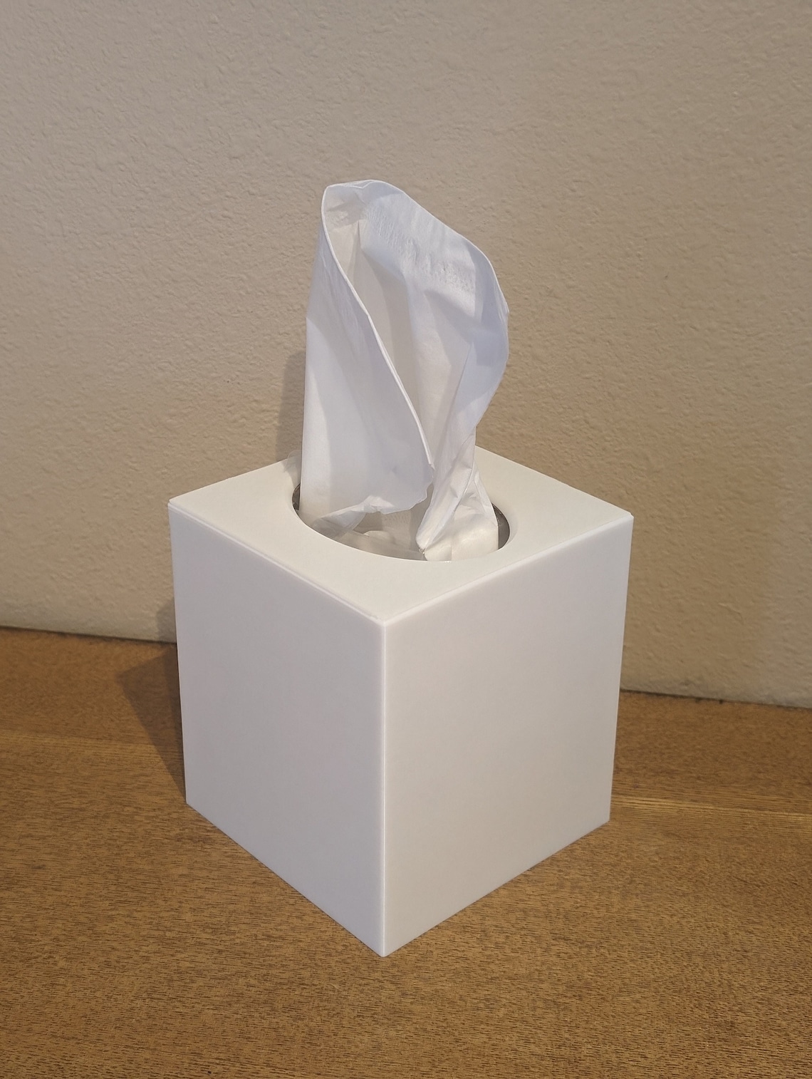 Tissue Box Cover, Jade White, Tissue Box, Tissue Cover, Minimalist ...