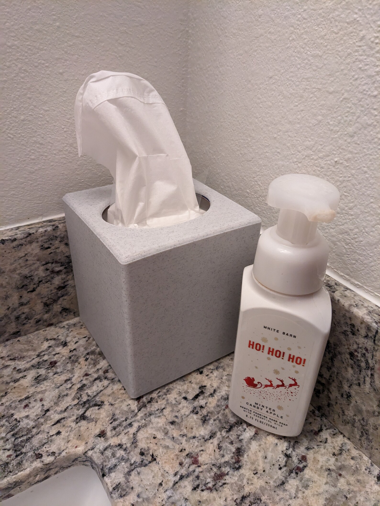 Tissue Box Cover, Granite Tissue Cover, Stone Tissue Cover, Minimalist ...