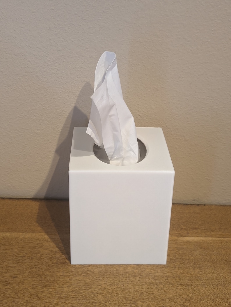 Tissue Box Cover, Jade White, Tissue Box, Tissue Cover, Minimalist ...