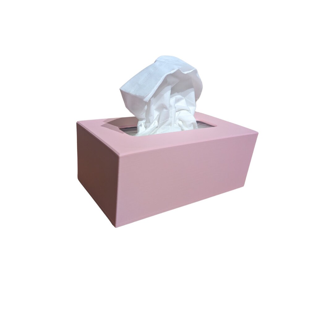 Rectangular Tissue Box Cover, Light Pink, Tissue Box, Tissue Cover ...