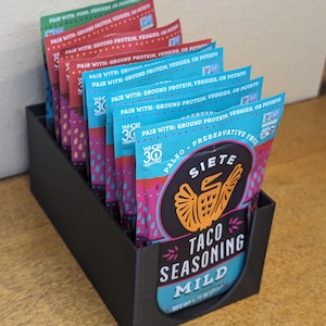 Seasoning Packet, Seasoning, Spices, Spices Rack, Pantry Organizer ...